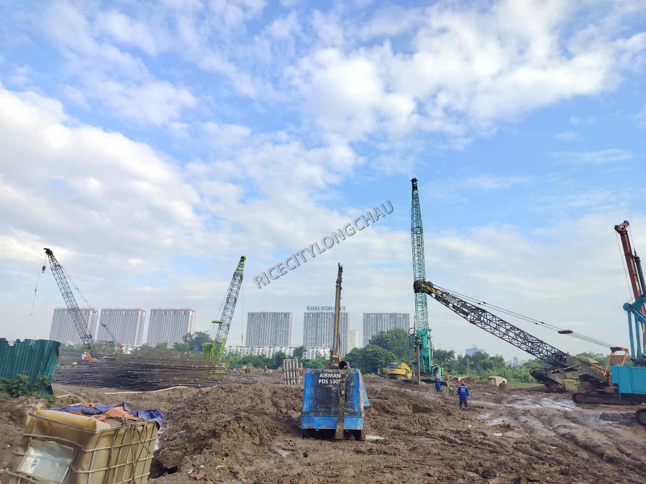 Cập nhật tiến độ xây dựng tòa nhà CT2+CT3 -NOXH và Hạ tầng ngày 18/09/2025